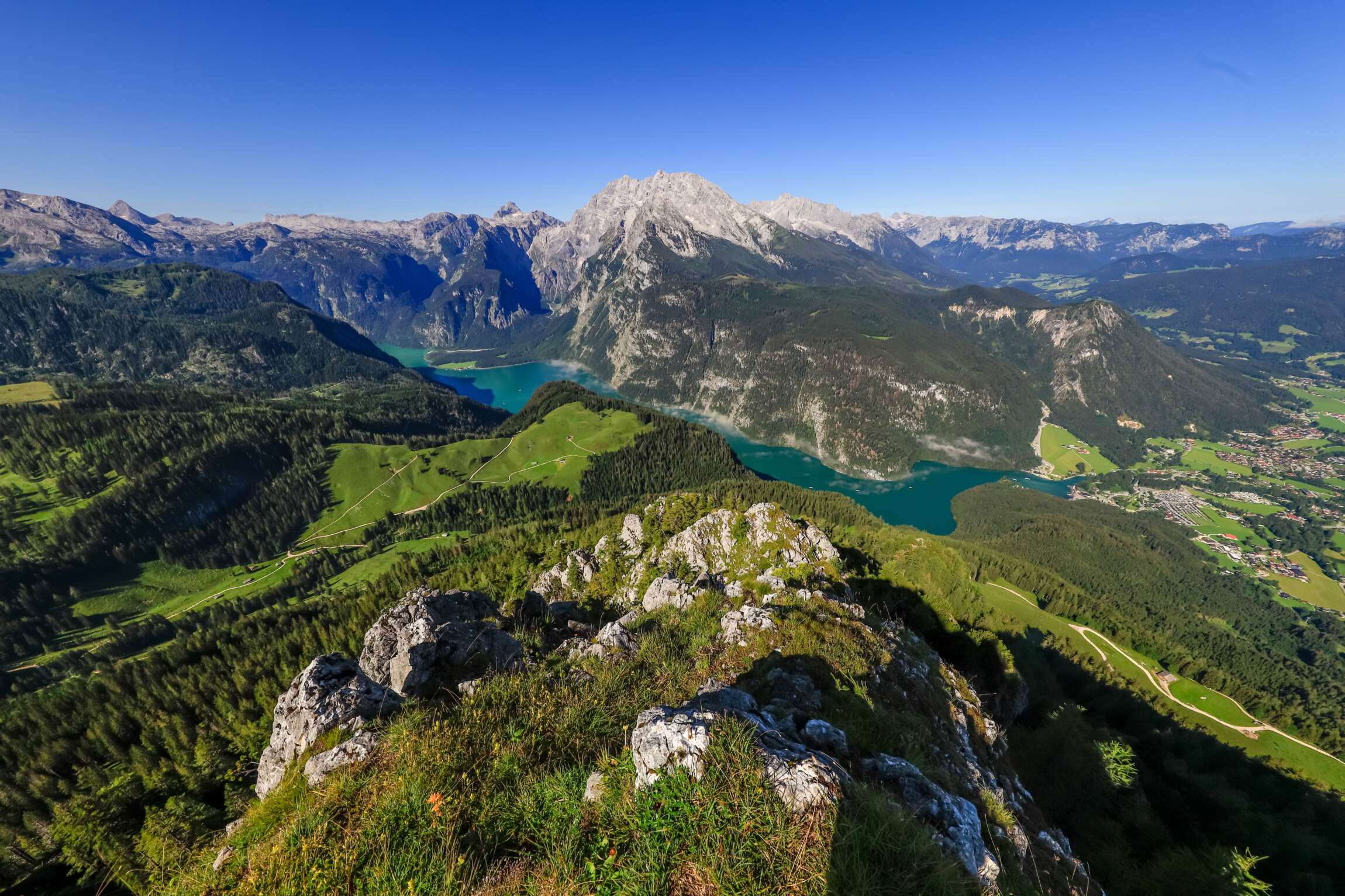 Der Königsblick - den Königssee von oben sehen - Jennerbahn